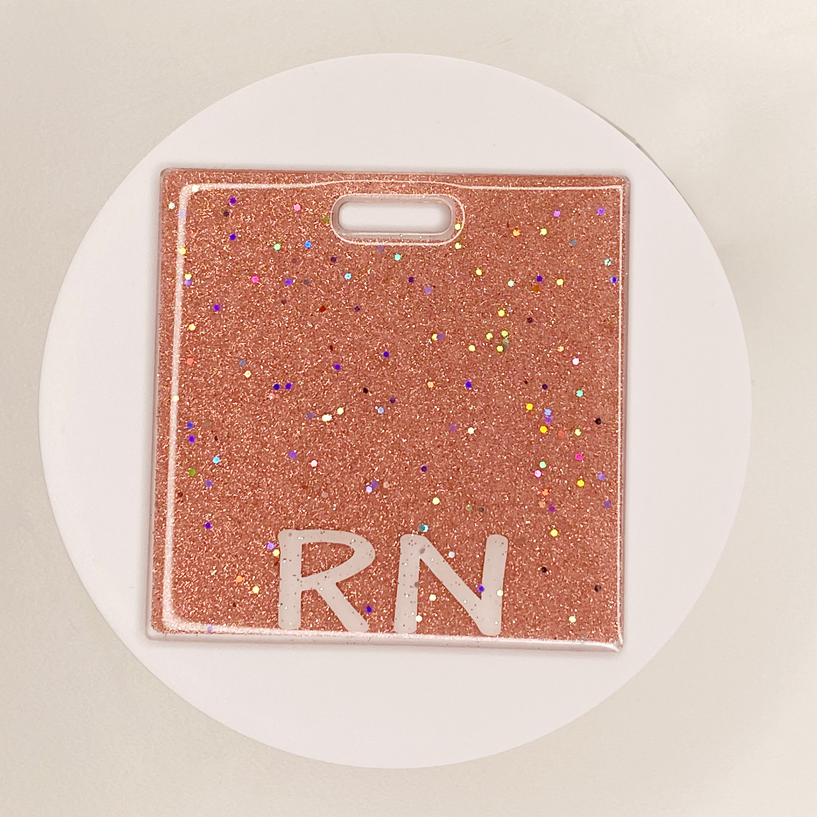 Badge Buddies | Glitter Resin Badge Buddy | Medical Small Badge ...